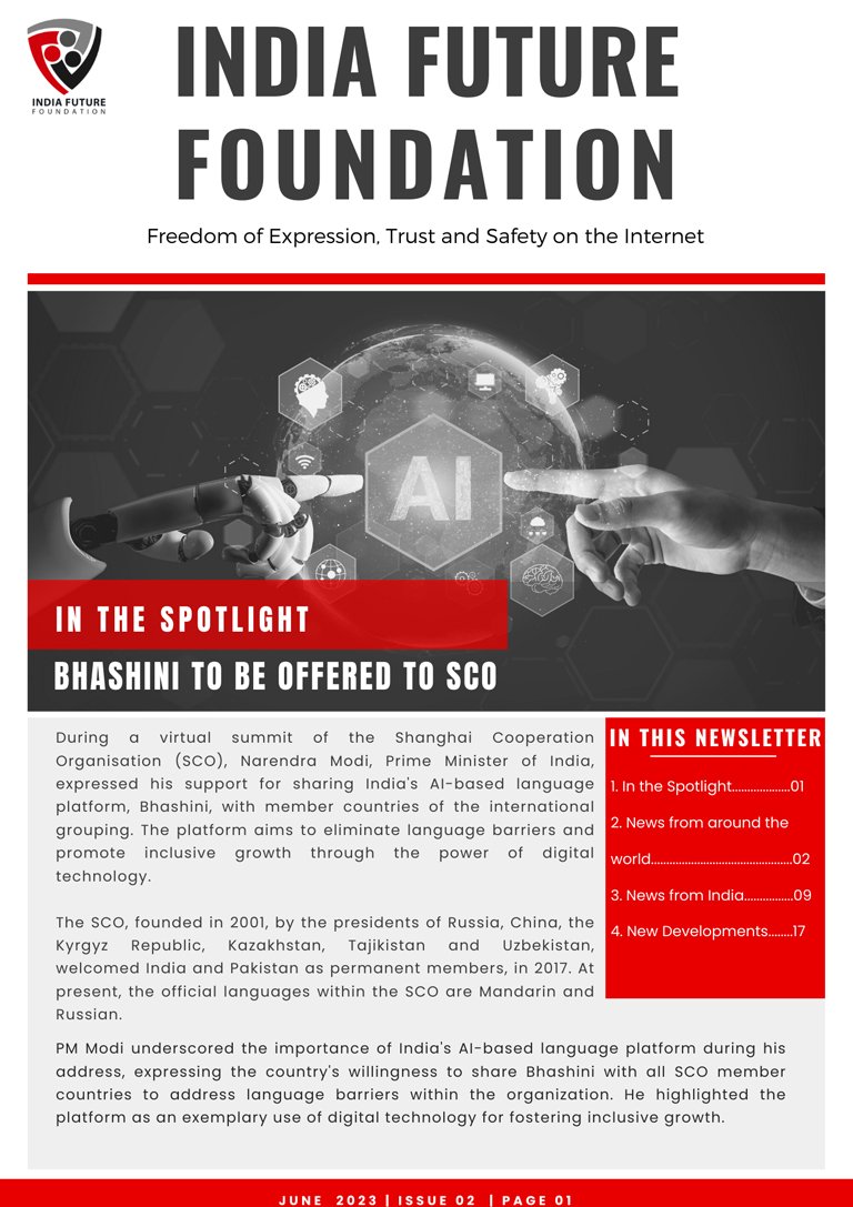 AI Newsletter Ensuring Digital and Internet Freedom - India Future ...