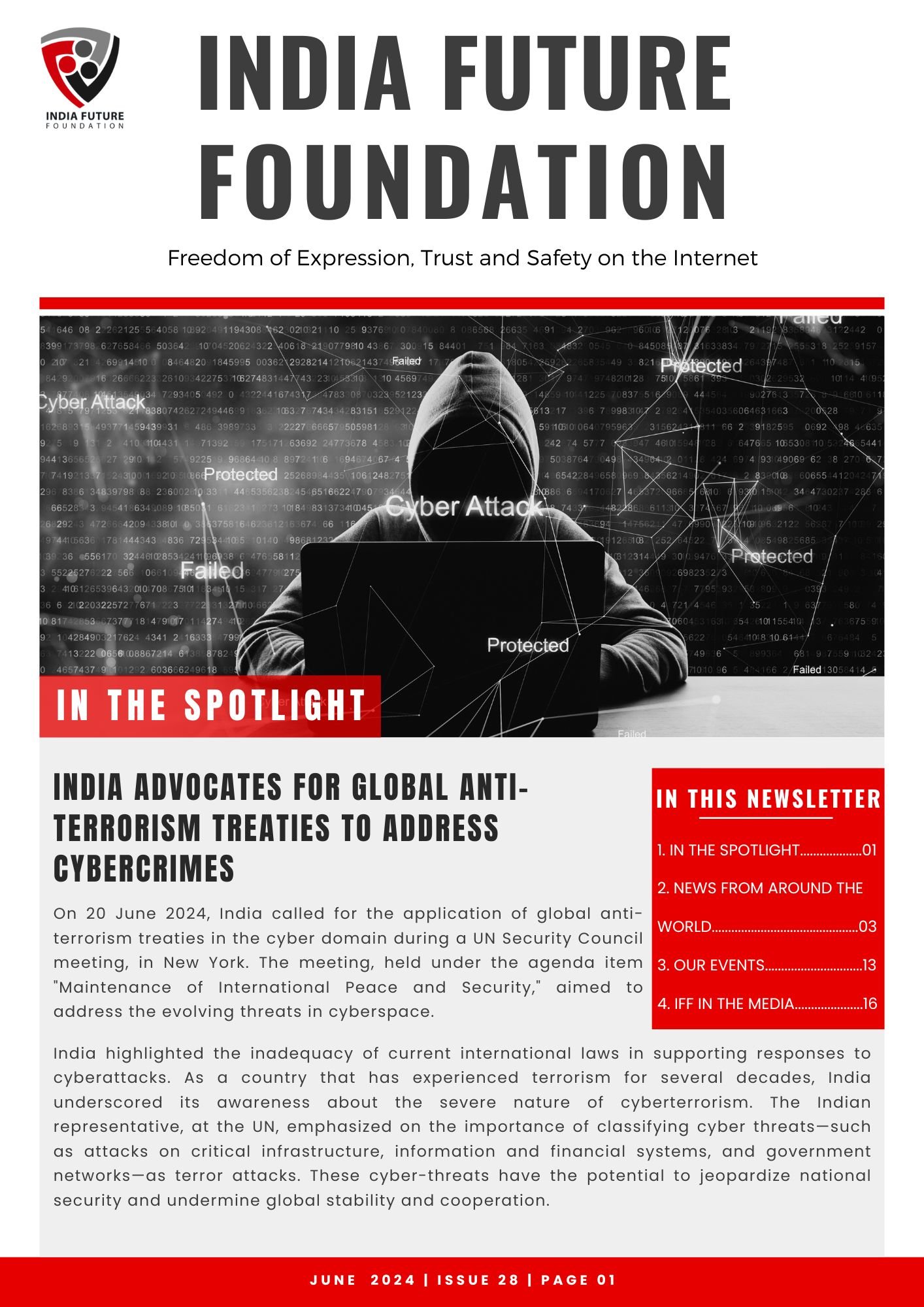 Our Newsletters Ensuring Digital and Internet Freedom - India Future ...